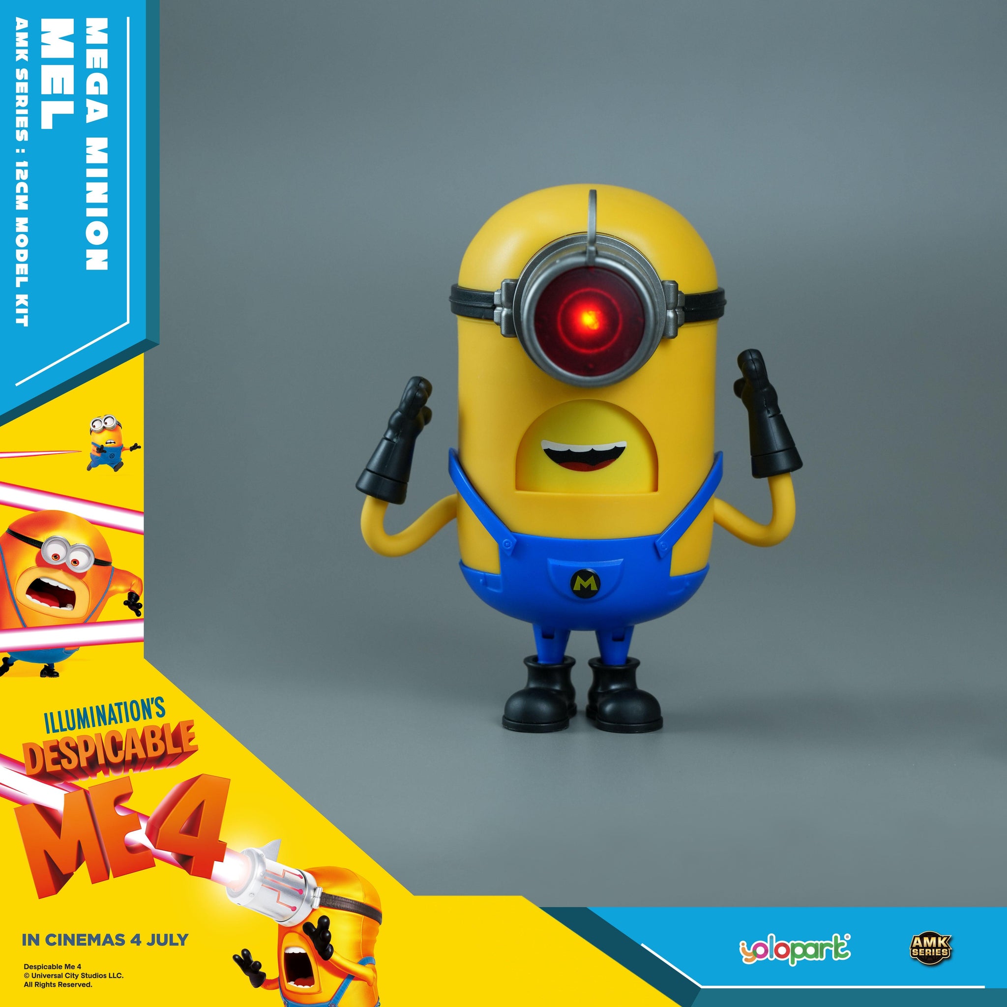 Minions - Despicable Me 4 - 12cm Mel Model Kit