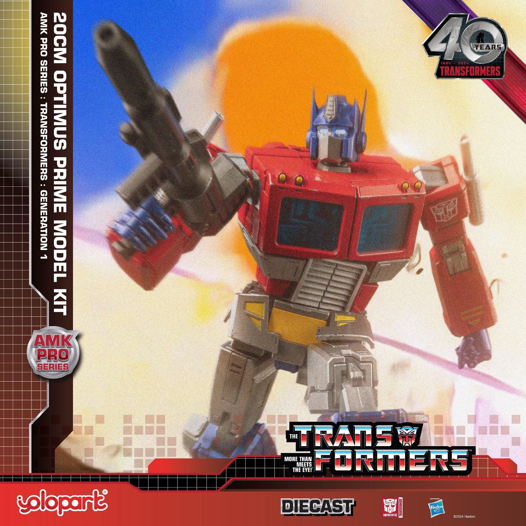 AMK PRO Series Transformers G1 - 20cm Optimus Prime Action Figure