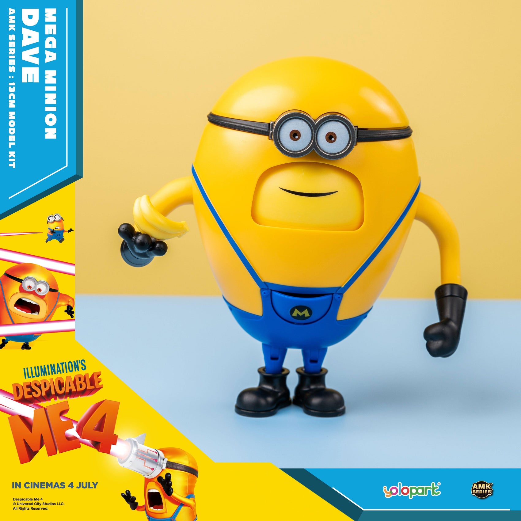 Despicable Me 4 - 12cm Dave Model Kit