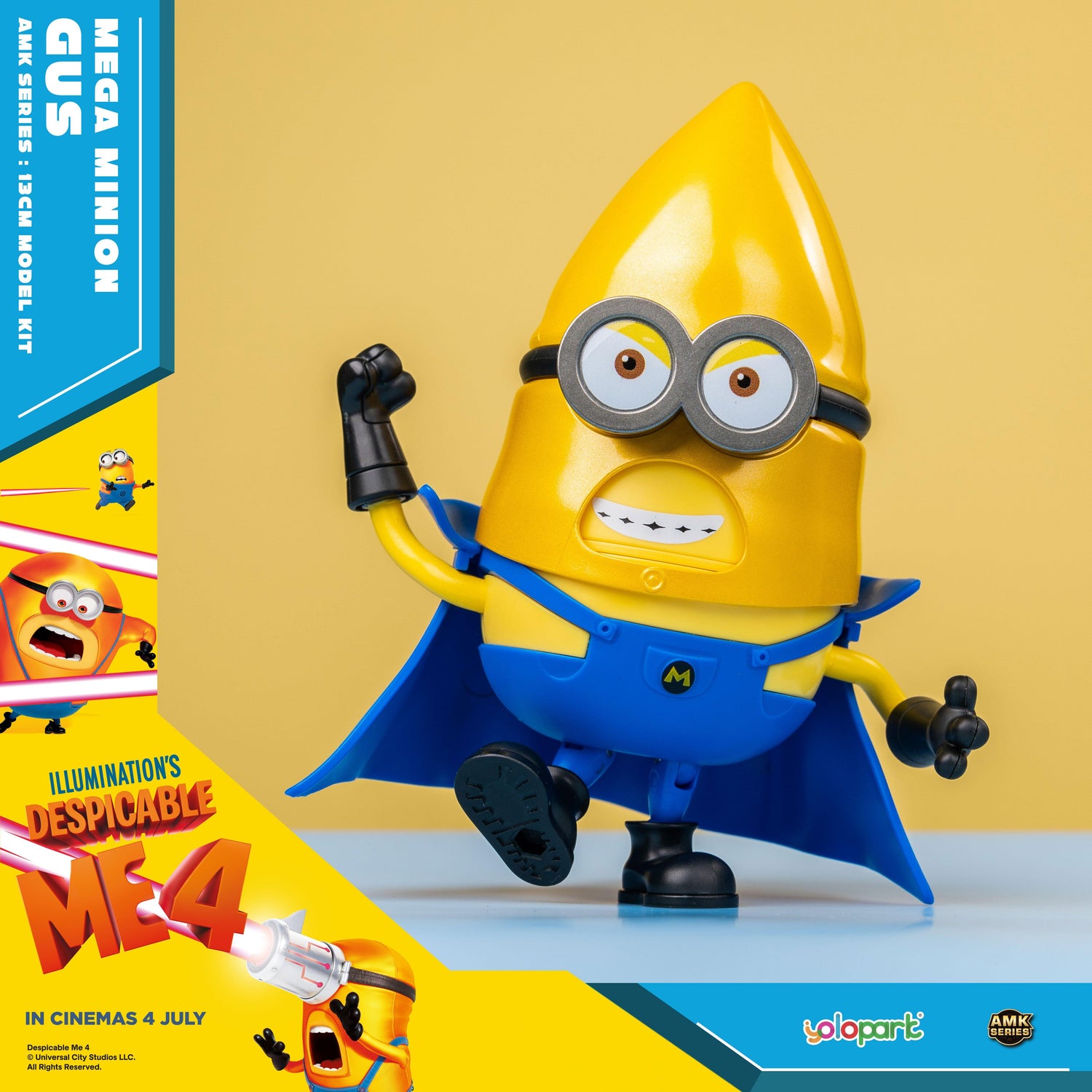 Mega Minion Gus – Despicable Me 4 Buildable Figure | YOLOPARK