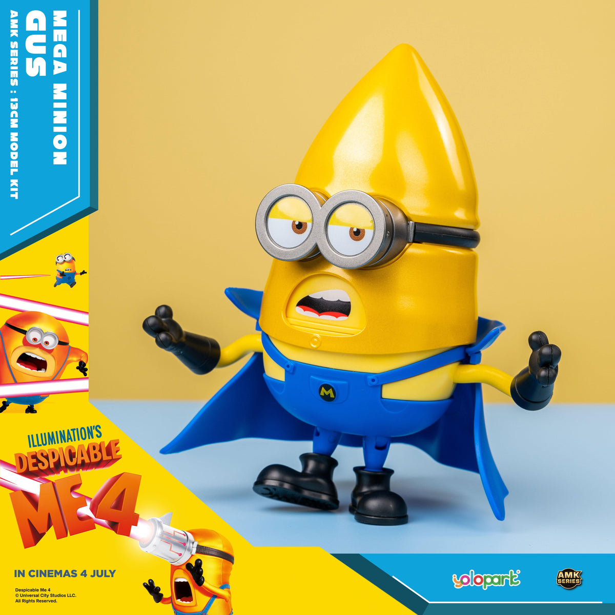 Mega Minion Gus – Despicable Me 4 Buildable Figure | YOLOPARK