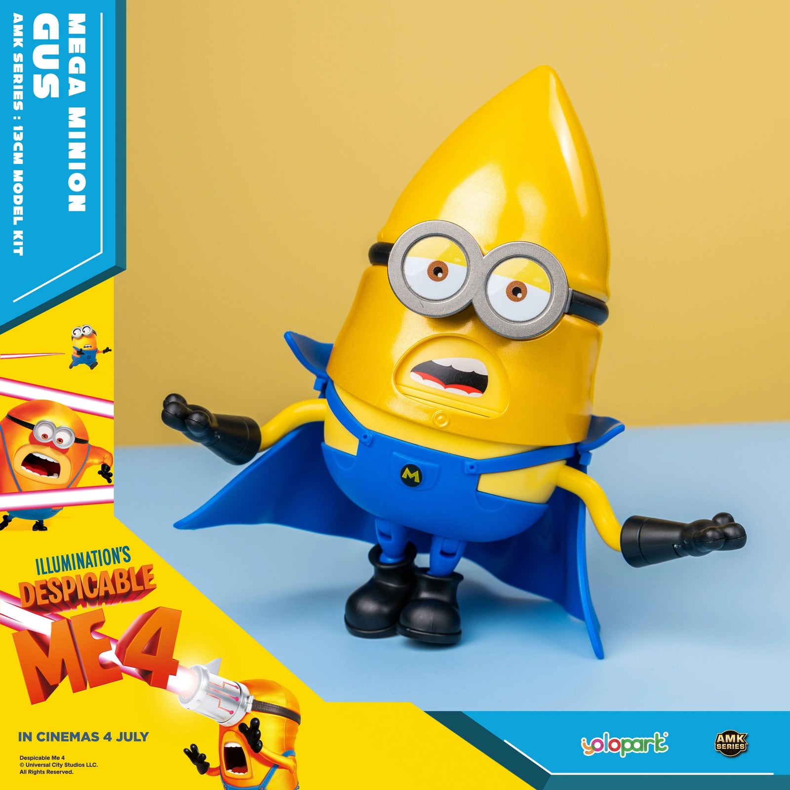 Mega Minion Gus – Despicable Me 4 Buildable Figure | YOLOPARK