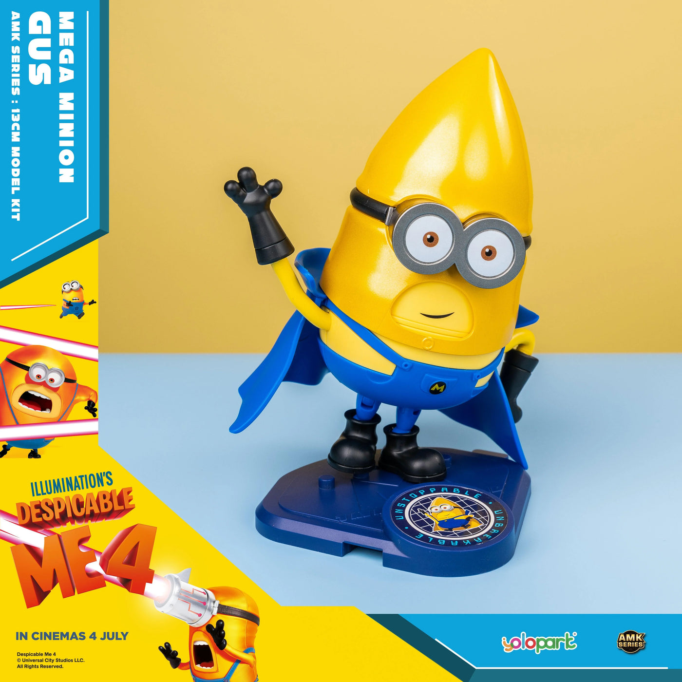 Mega Minion Gus – Despicable Me 4 Buildable Figure | YOLOPARK