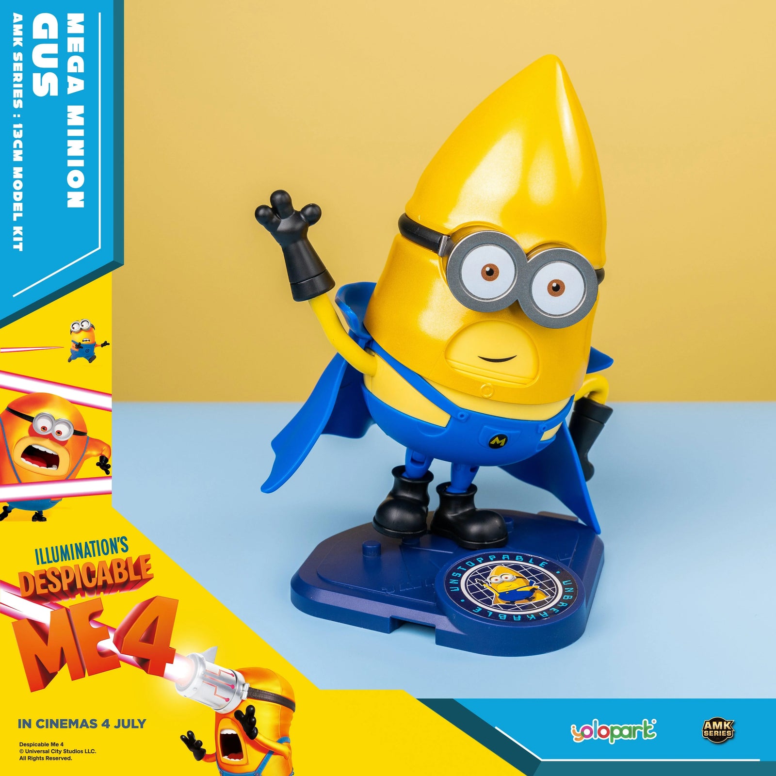 Mega Minion Gus – Despicable Me 4 Buildable Figure | YOLOPARK