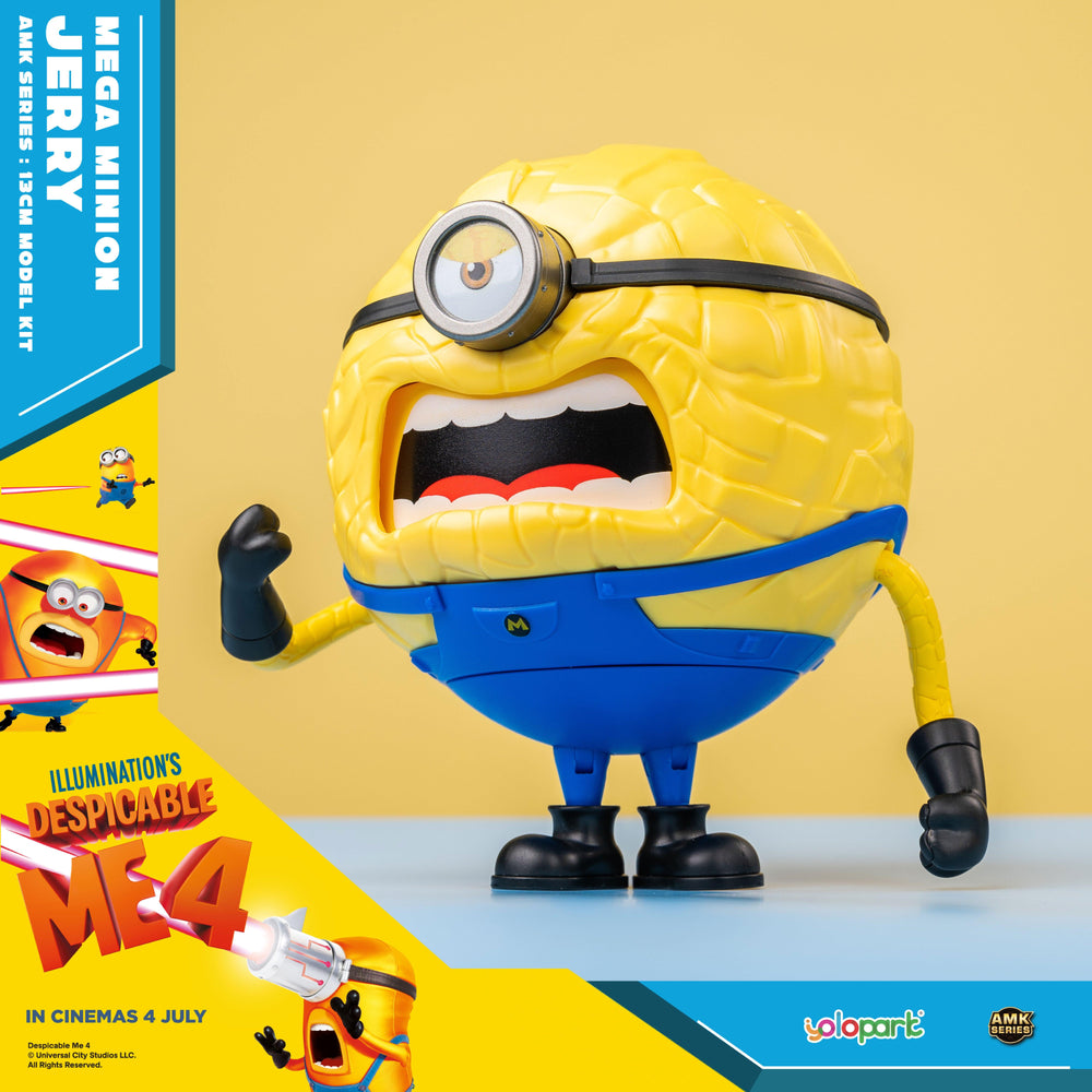 Despicable Me 4 Minion Jerry Toy – Fierce Buildable Action Figure