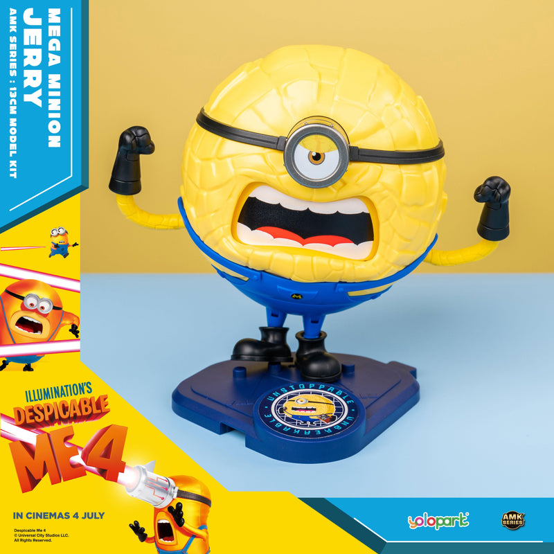 Despicable Me 4 Minion Jerry Toy – Fierce Buildable Action Figure
