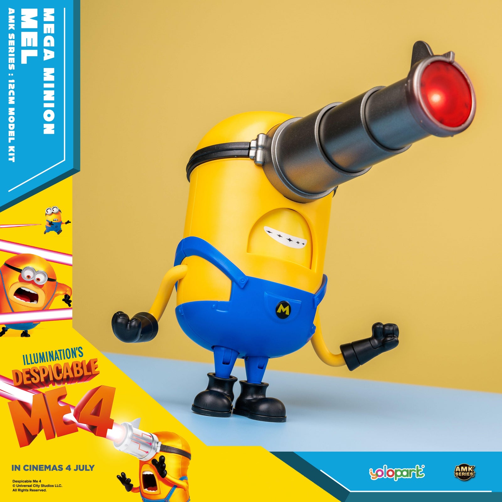 Despicable Me 4 Minion Toy – Buildable Mel Figure for Kids & Collectors