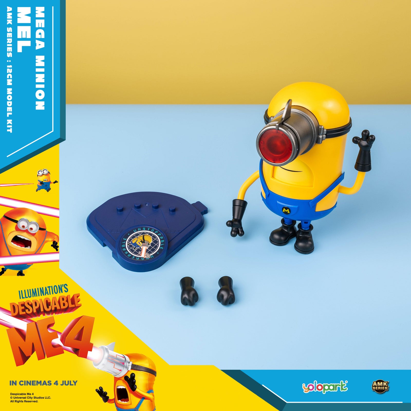 Despicable Me 4 Minion Toy – Buildable Mel Figure for Kids & Collectors
