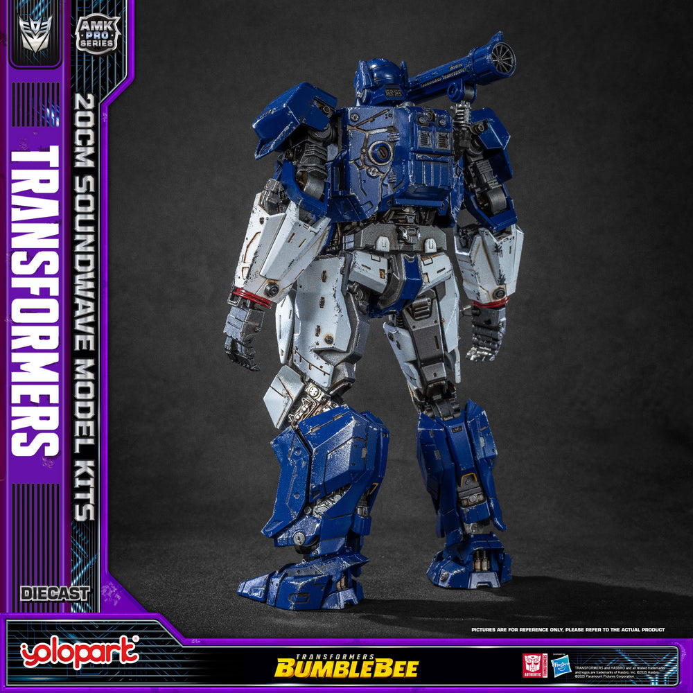 Transformers Bumblebee (film) 7.87" Soundwave - LED Light, Die-cast