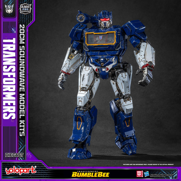 Transformers Bumblebee (film) 7.87" Soundwave - LED Light, Die-cast