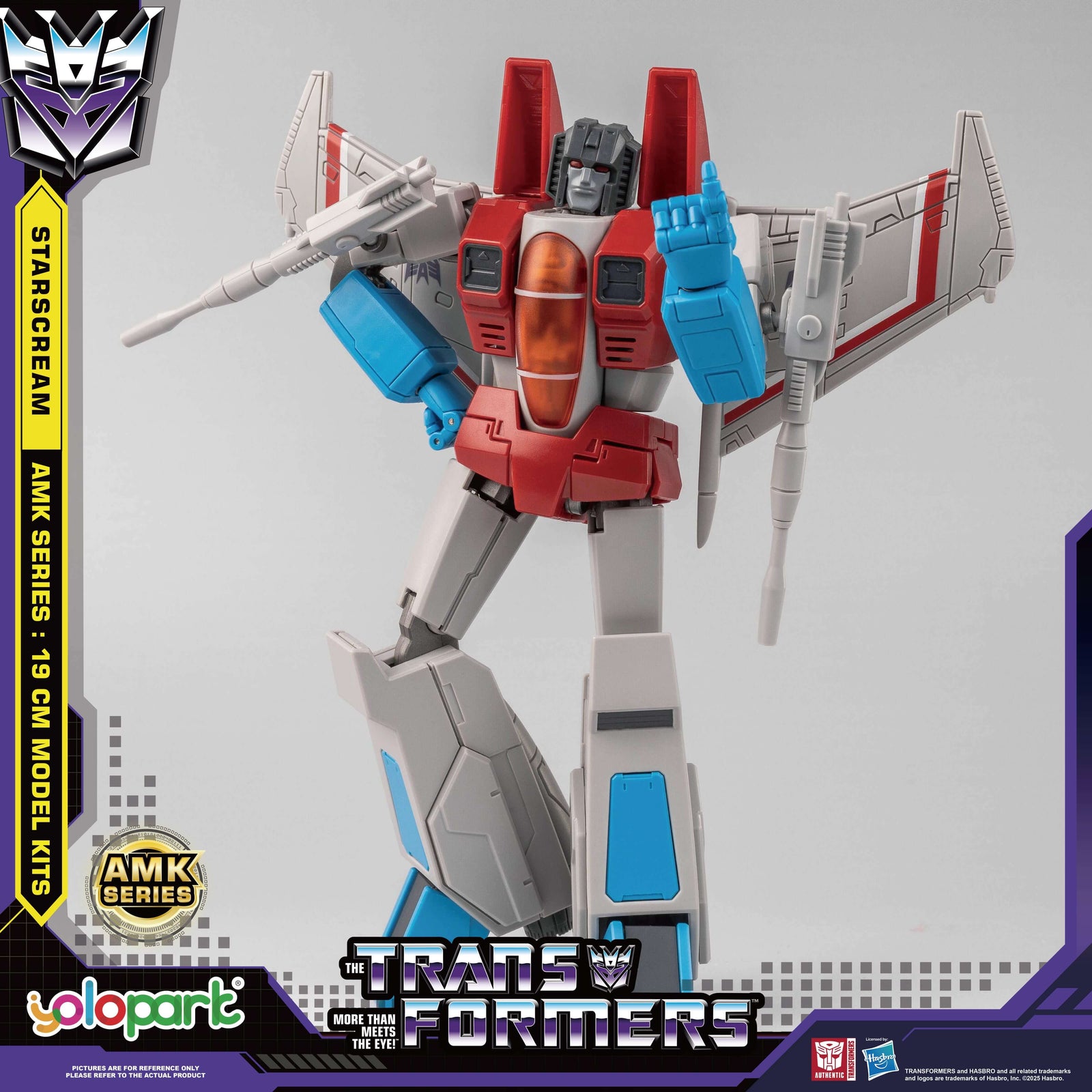 Transformers: Generation 1 - 19cm Starscream Model Kit - AMK Series