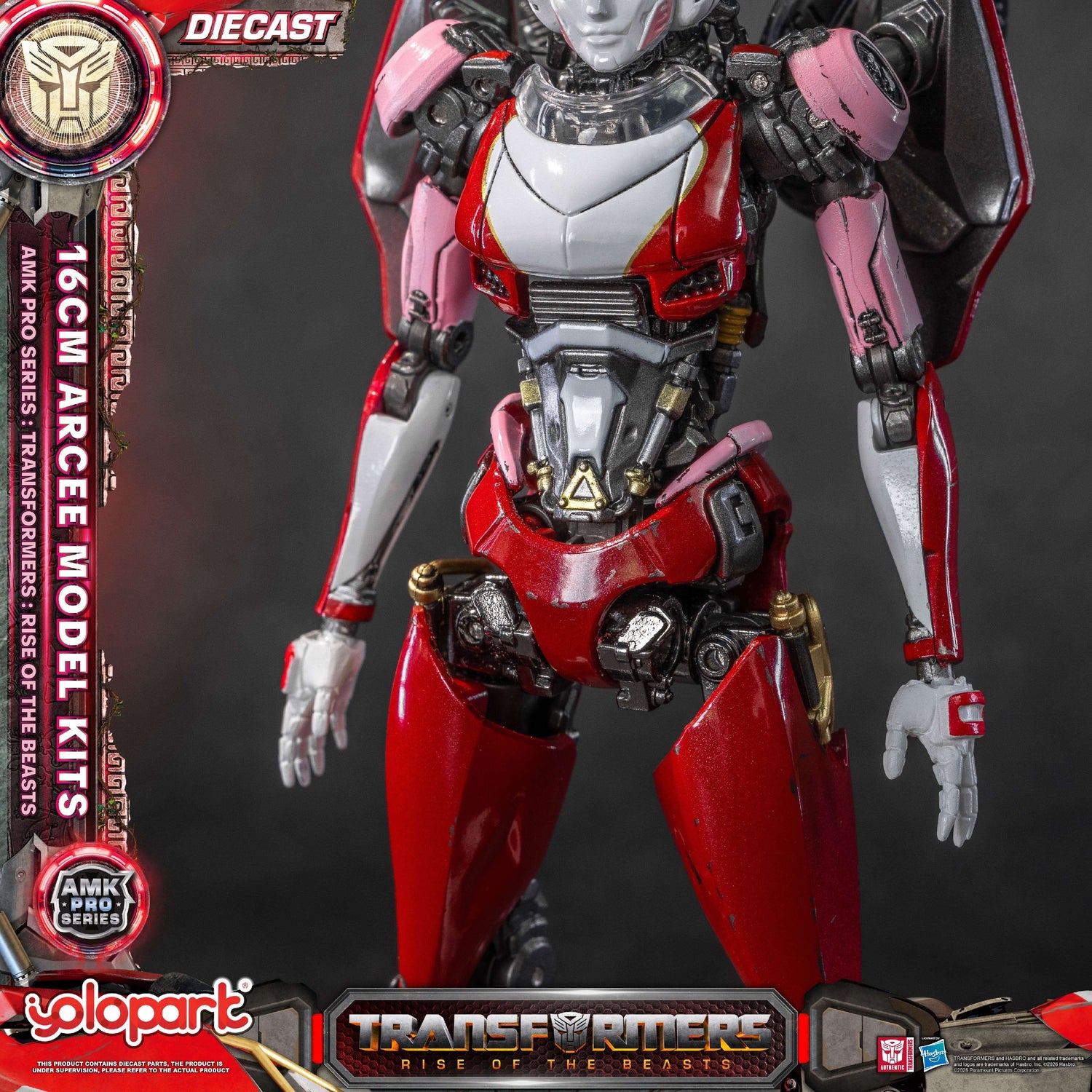 YOLOPARK Transformers ROTB Arcee AMK PRO 16cm Die-Cast Model Kit