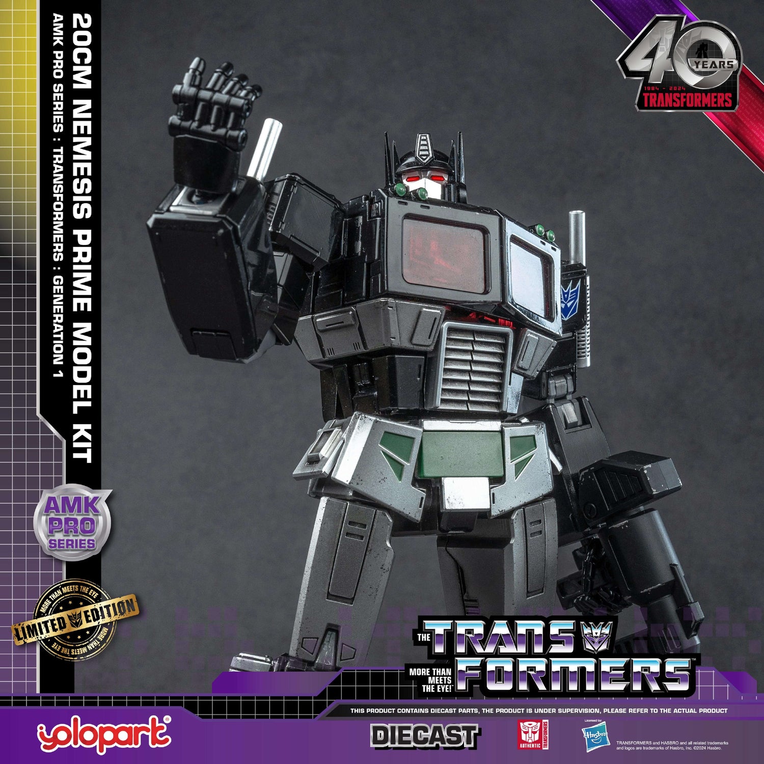 Transformers: Generation 1 Nemesis Prime Model Kit - 20cm AMK PRO Series