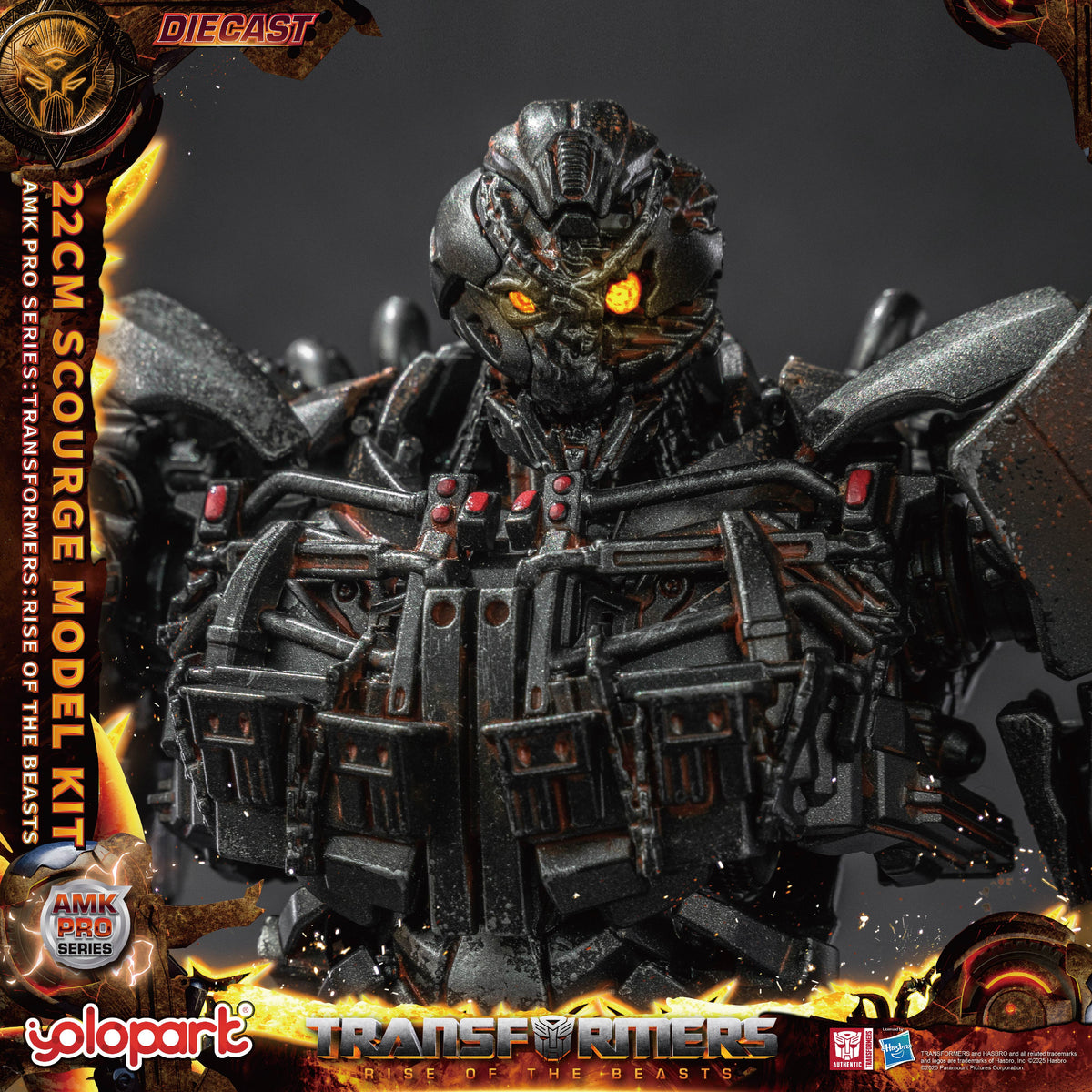 YOLOPARK AMK PRO 22cm Scourge Model Kit – Transformers: Rise of the Beasts