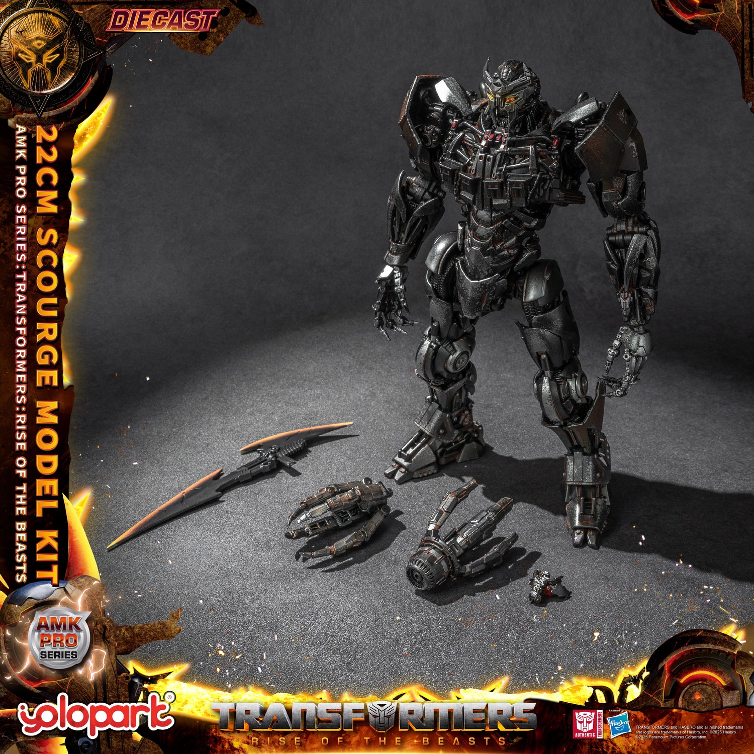 YOLOPARK AMK PRO 22cm Scourge Model Kit – Transformers: Rise of the Beasts