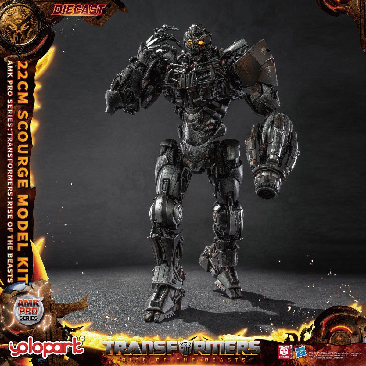 YOLOPARK AMK PRO 22cm Scourge Model Kit – Transformers: Rise of the Beasts