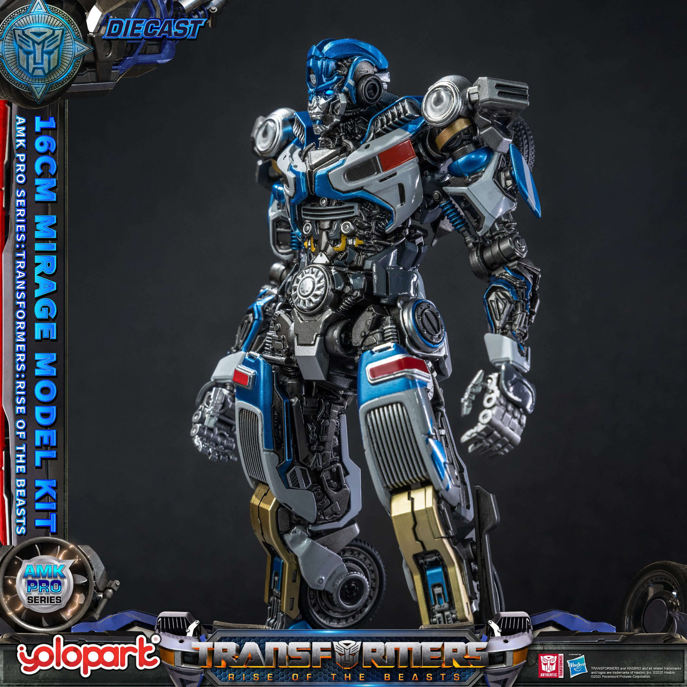 Transformers Rise of the Beasts Mirage Toy - Diecast, LED