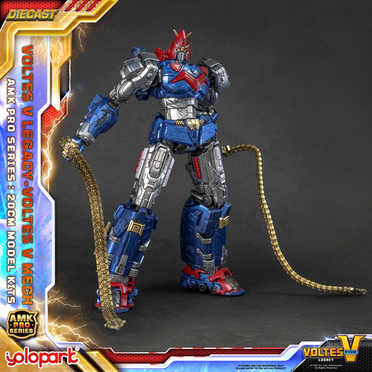 Voltes V: Legacy - 20cm Voltes V Mech Model Kit - AMK PRO Series