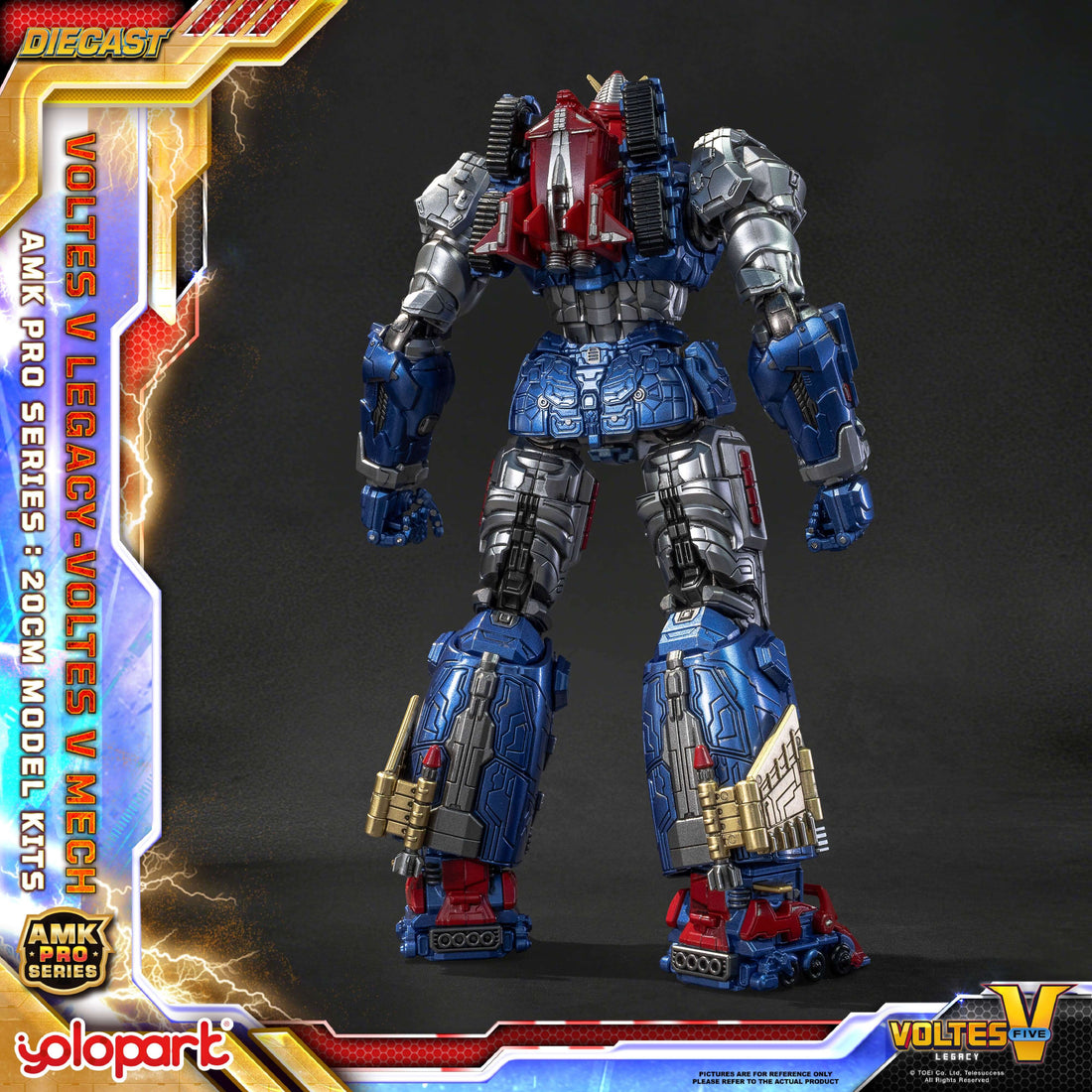 Voltes V: Legacy - 20cm Voltes V Mech Model Kit - AMK PRO Series