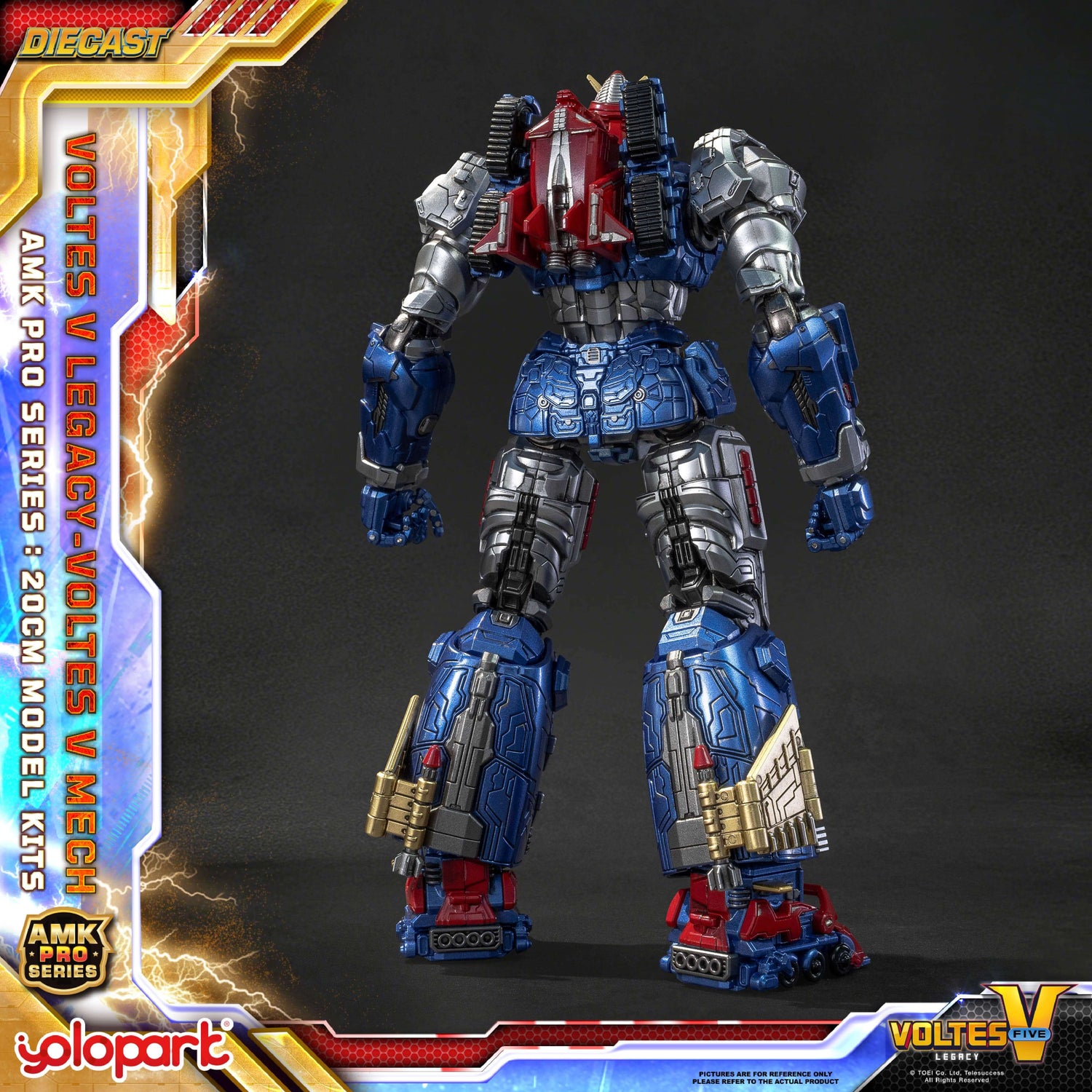 Voltes V: Legacy - 20cm Voltes V Mech Model Kit - AMK PRO Series