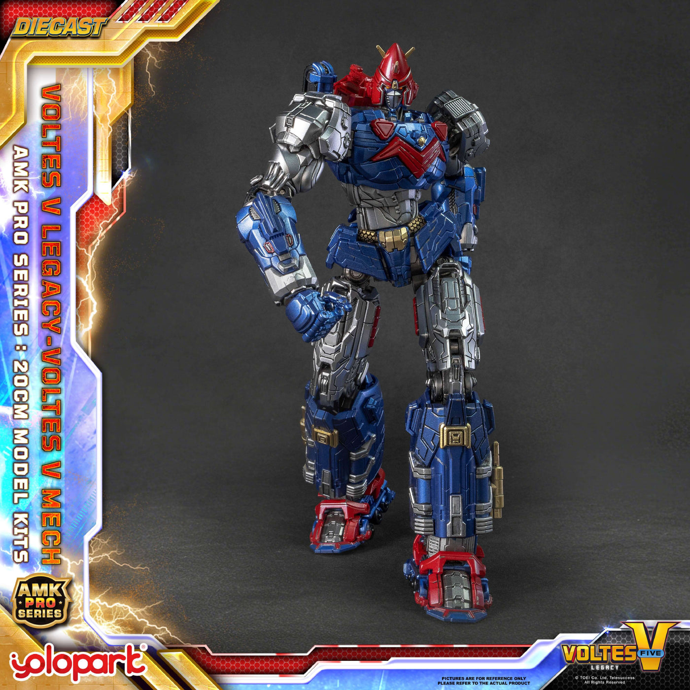 Voltes V: Legacy - 20cm Voltes V Mech Model Kit - AMK PRO Series