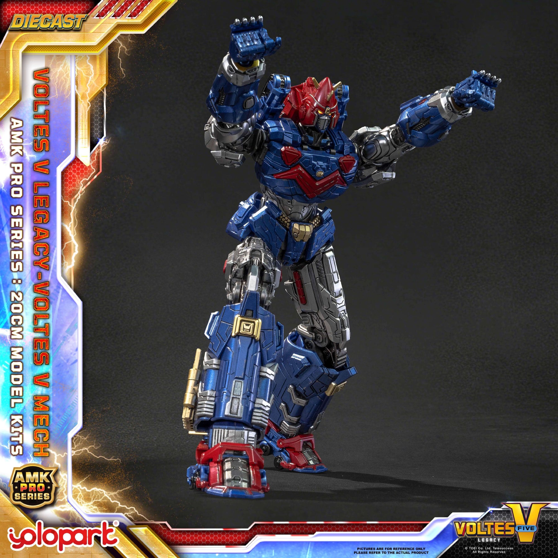 Voltes V: Legacy - 20cm Voltes V Mech Model Kit - AMK PRO Series