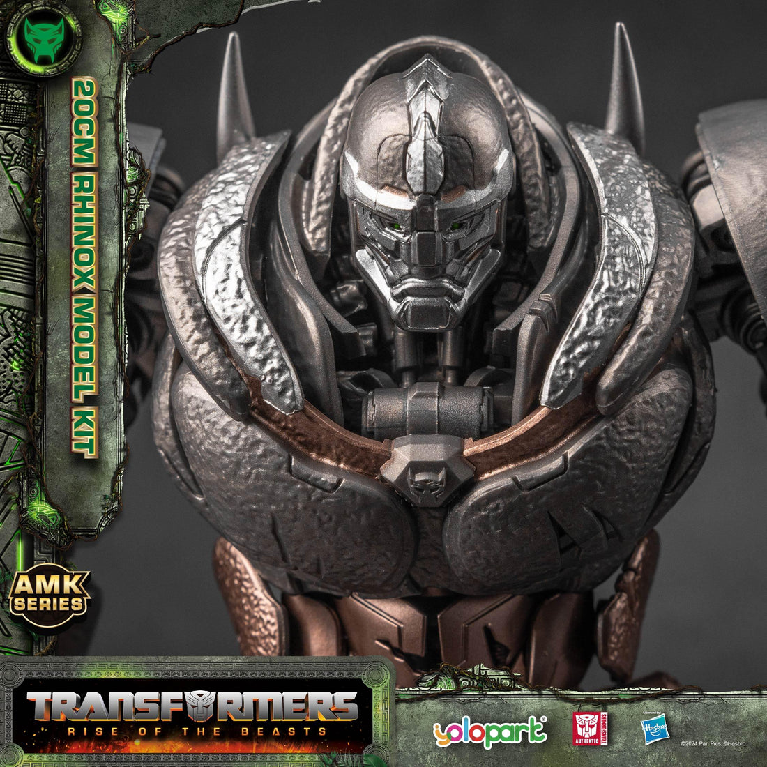AMK SERIES Transformers Movie 7: Rise of The Beasts - 20cm Rhinox