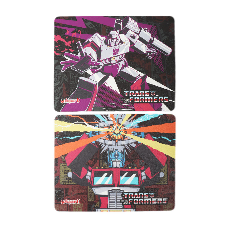Transformers G1 Mouse Pad - Optimus Prime & Megatron
