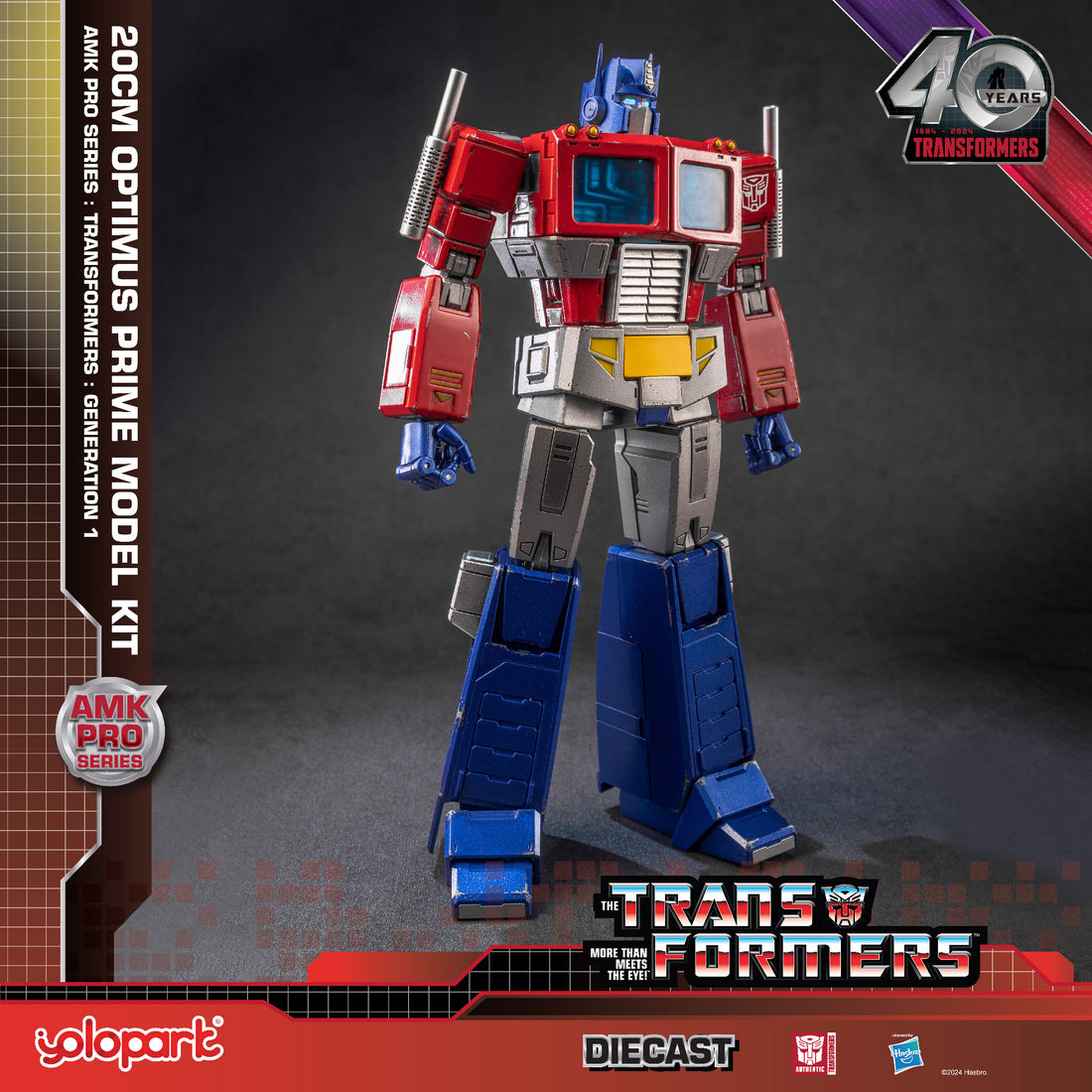 Transformers G1 Optimus Prime Model Kit - Diecast, LED, Weapons